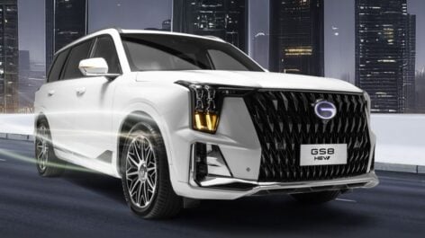 El GAC GS8 Híbrido con tecnología de Toyota ya está en América Latina ...